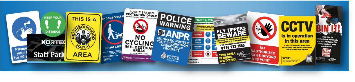 Normanton Screenprint | Crime Reduction Signs | Who Are We?