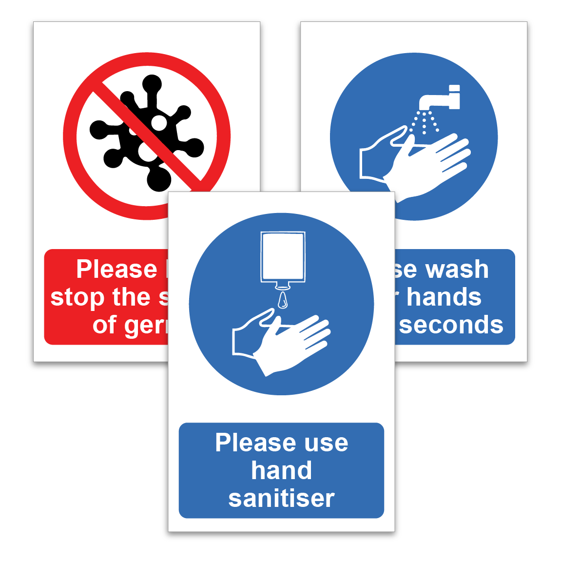 Hygiene Signs | Hand Sanitiser Signs | Hospital Hygiene Signs | UK Wide